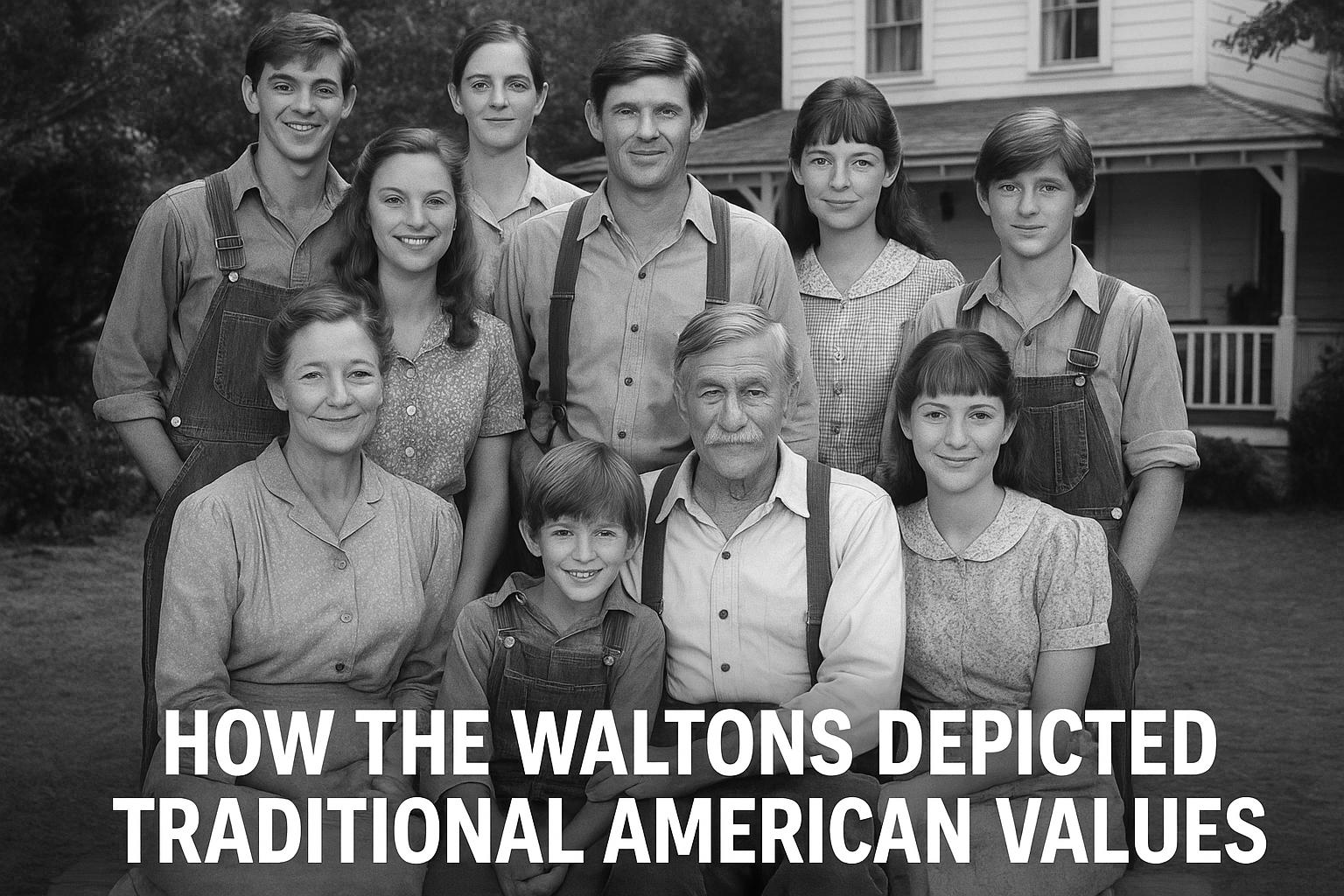 How The Waltons depicted traditional American values.