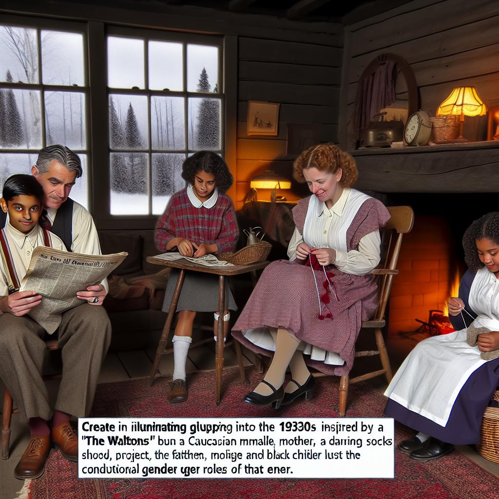 How The Waltons highlighted gender roles in the 1930s.