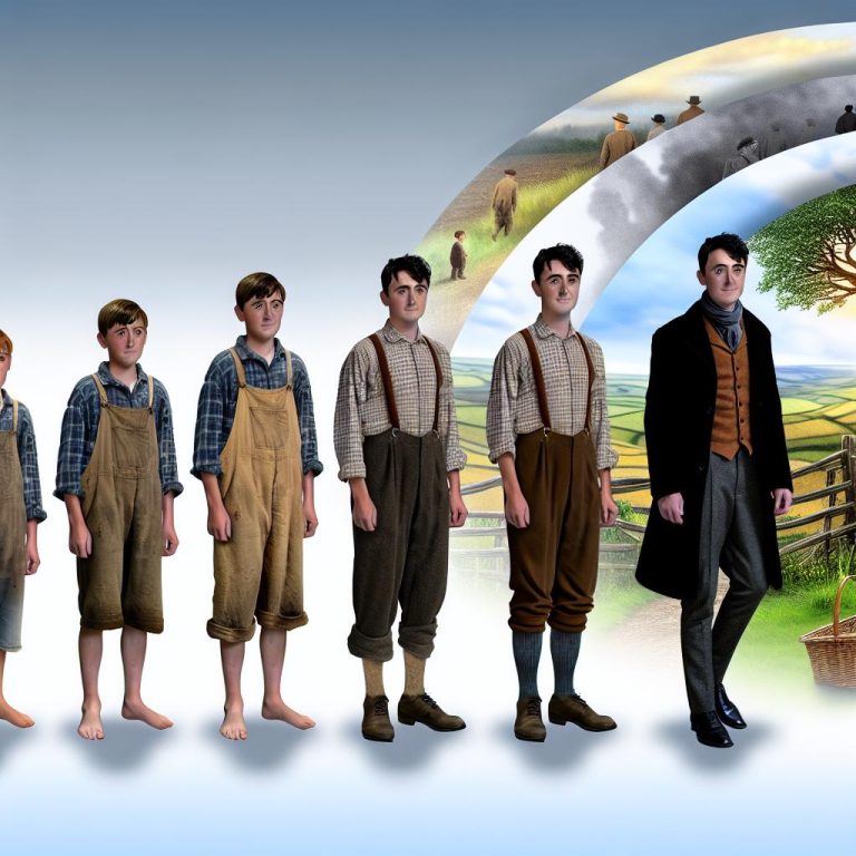 The evolution of John-Boy Walton throughout the series.